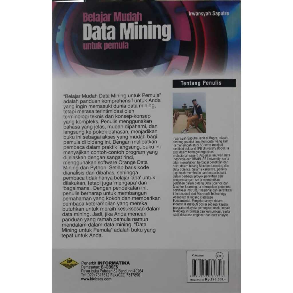 Jual BUKU DATA MINING UNTUK PEMULA | BUKU LARIS |BUKU VIRAL |BUKU ASLI| BUKU DISKON|BUKU MURAH ...
