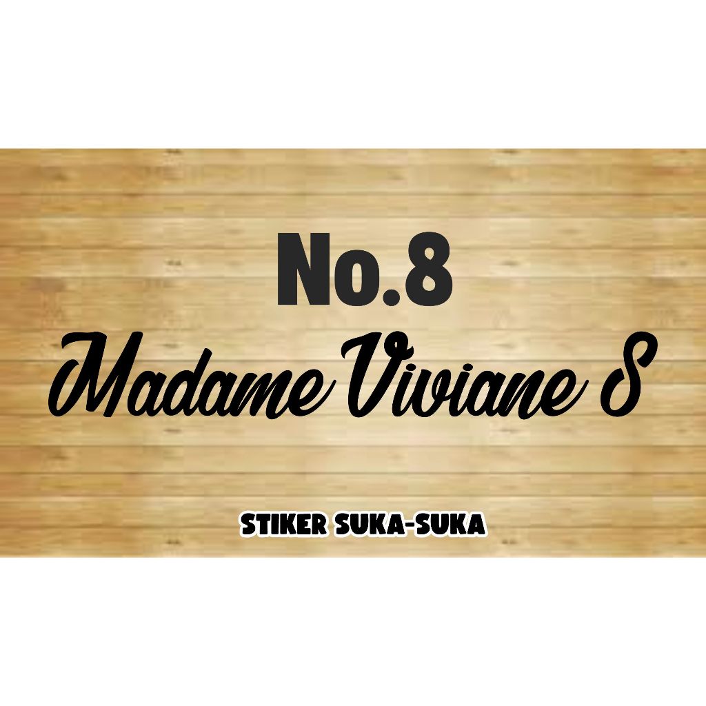 Jual stiker custom nama stiker nama suka-suka stiker motor | Shopee ...