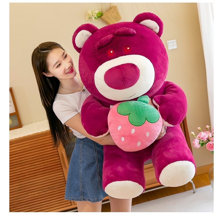 Jual Boneka Seri TOY Story Lotso Bear Strawberry Plush Toy Boneka Lucu ...