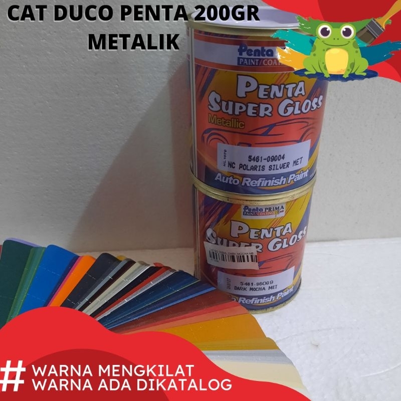 Jual CAT DUCO PENTA 200GR GOLD SILVER HIJAU MERAH HITAM BIRU METALIK ...