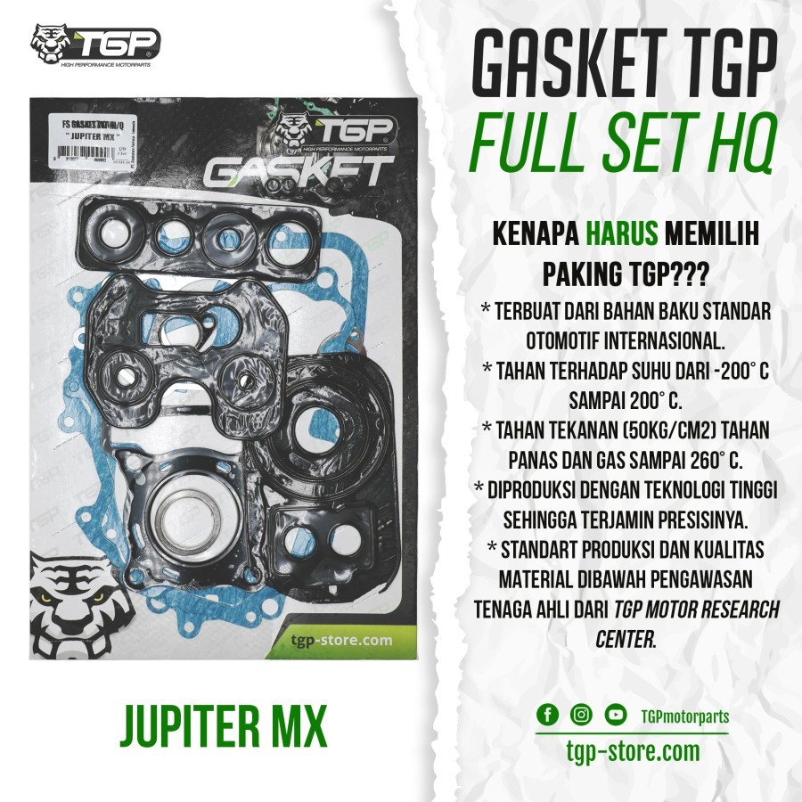 Jual PAKING GASKET FULLSET JUPITER MX OLD TGP FULL SET HQ HIGH QUALITY | Shopee Indonesia