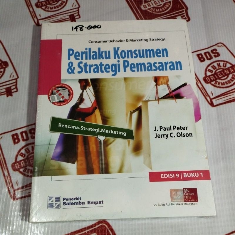 Jual BUKU PERILAKU KONSUMEN & STRATEGI PEMASARAN BUKU 1 EDISI 9 J. PAUL PETER JERRY C. OLSON ...