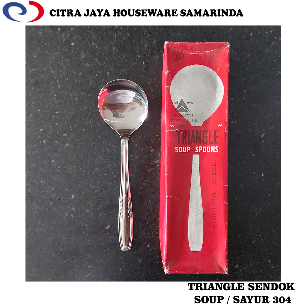 Jual Sendok Sayur Triangle 304 Eceran / 1 Buah | Shopee Indonesia