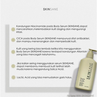 Jual SKINSANE by SR12 | Body Serum SKINSANE | Membantu melembabkan ...