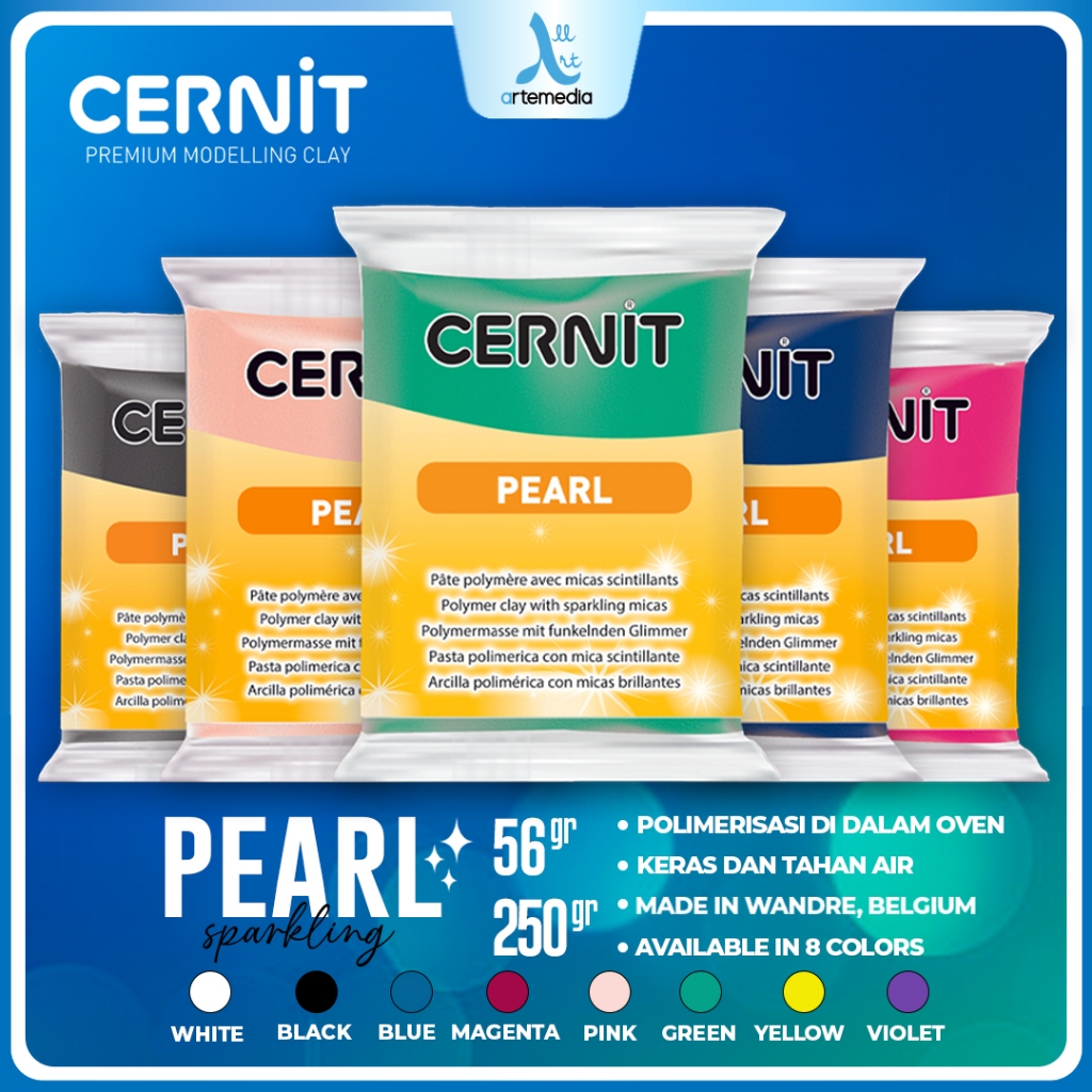 Jual Cernit Pearl Polymer Clay Modeling Dekoratif Aksesoris | Shopee ...