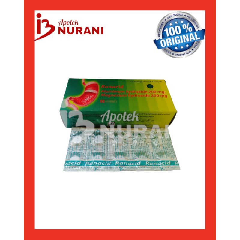 Jual RANACID TABLET PERBOK OBAT MAAG DAN NYERI LAMBUNG | Shopee Indonesia