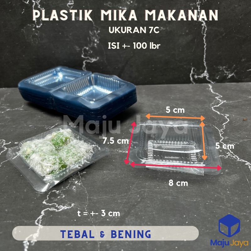 Jual Maju Jaya - MIKA PLASTIK MAKANAN / MIKA KUE 6C 7C 5L 5T 4L 3T 3L ...
