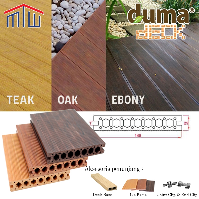 Jual Deck Kayu Pool, Pagar,Tangga Outdoor Wood Plastic Composite (WPC ...