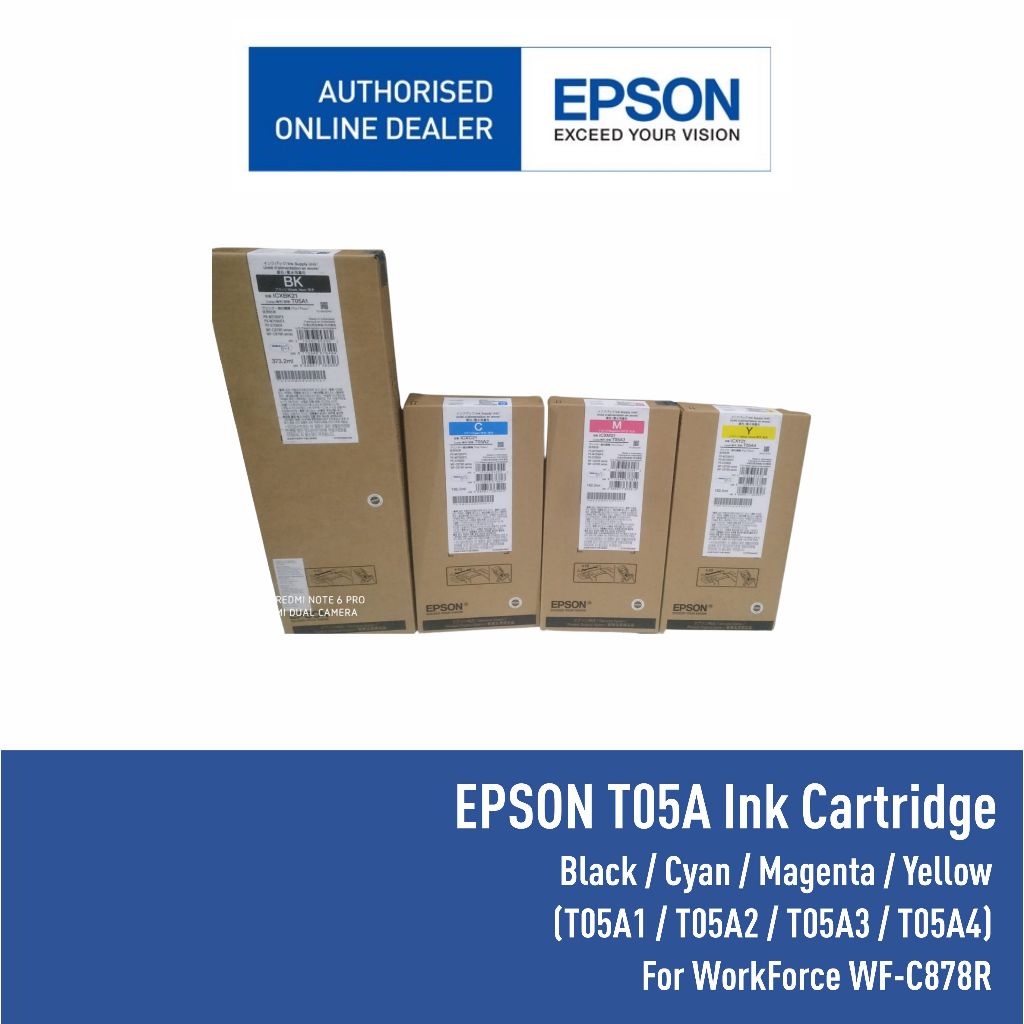 Jual Tinta Catridge EPSON WFC-878R 878R T05A 05A T05A1 T05A2 T05A3 ...
