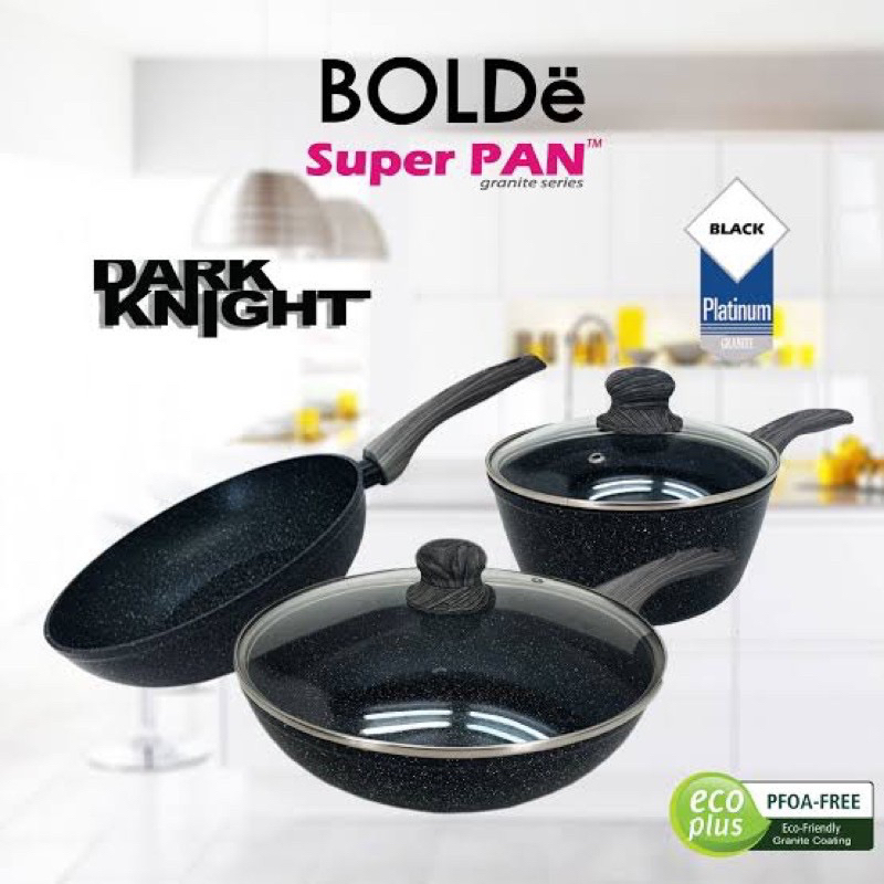 Jual BOLDE ORIGINAL SUPER PAN GRANITE SET 5pcs / PANCI SET CERAMIC ...