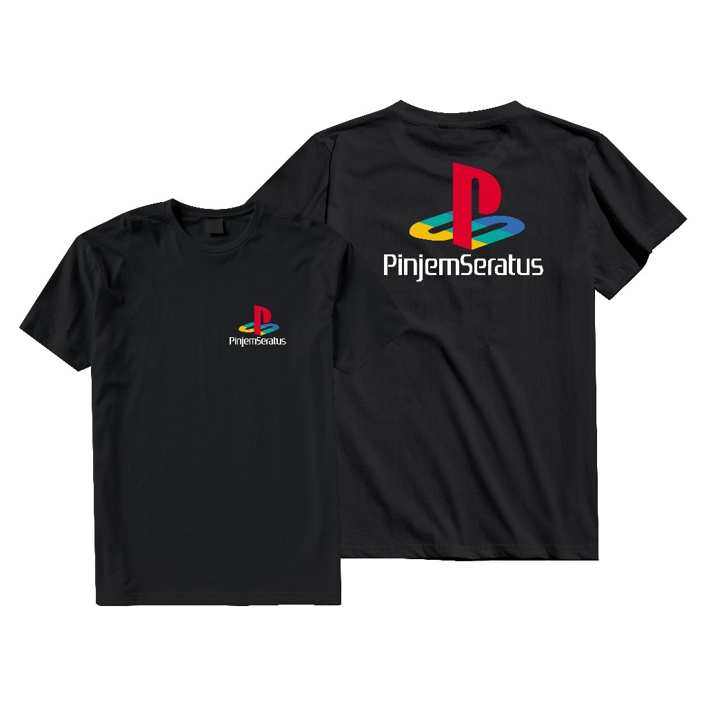 Jual Tshirt Baju Kaos PLESETAN LUCU PLAYSTATION PINJEM SERATUS Combat ...