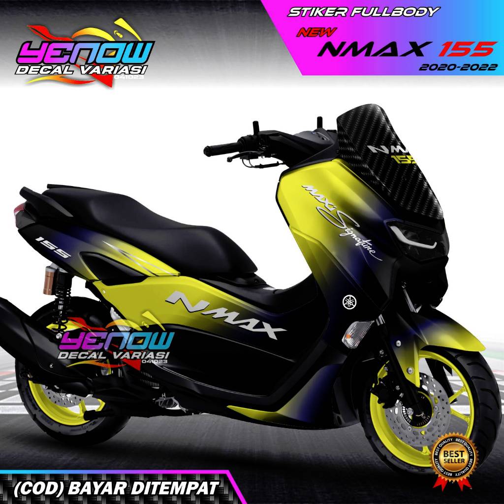 Jual Decal Stiker New Nmax 2020-2023 Fullbody Variasi 2 Warna Baru ...