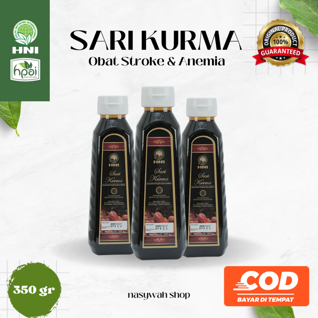 Jual sari kurma hni obat stroke dan anemia | Shopee Indonesia