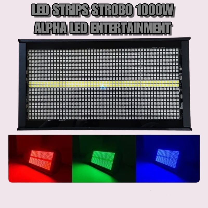 Jual Lampu LED Strobe Atomic 1000W ALPHA LED | Shopee Indonesia