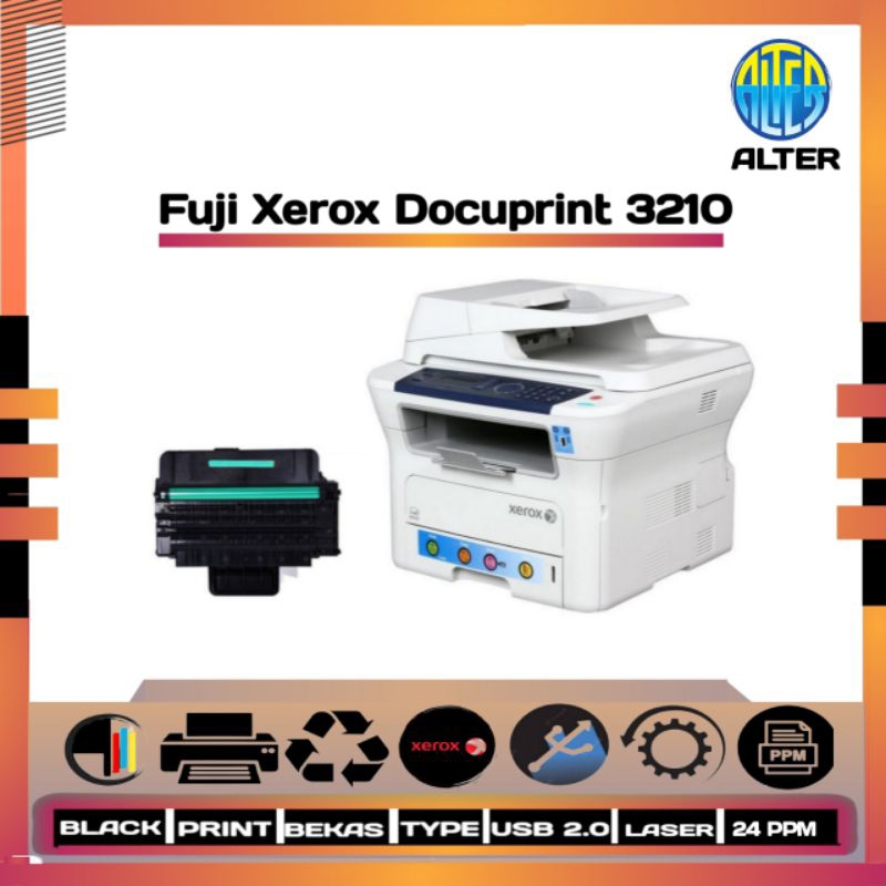 Jual Fuji Xerox WorkCentre 3210 Print,Scan, Copy (Adf F4) | Shopee ...