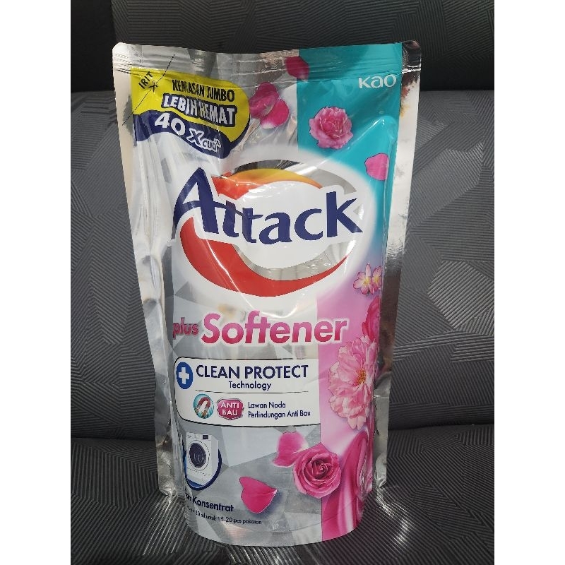 Jual Attack Softener Detergent cair 1200ml | Shopee Indonesia