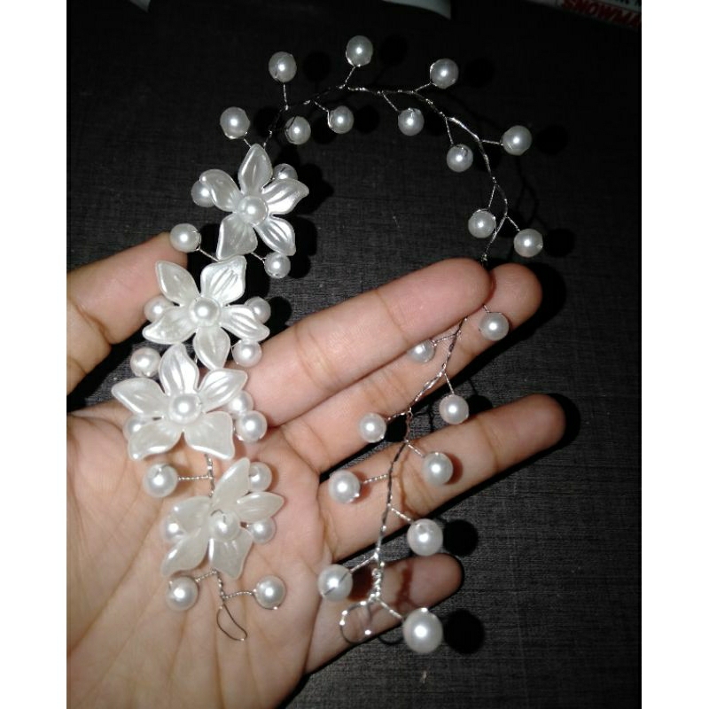 Jual Headpiece Hijab / Bando Headpiece Kawat Lentur Hiasan Kepala ...