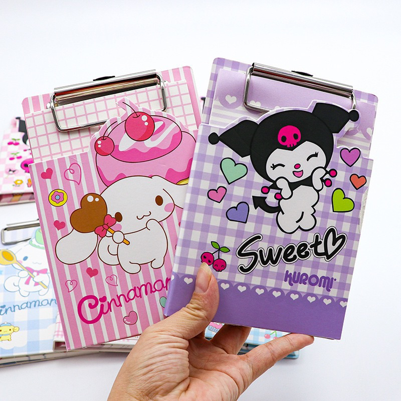 Jual MEMO MINI NOTES ADA PAPAN KLIP BOOK NOTE SANRIO KUROMI CINNAMOROLL ...