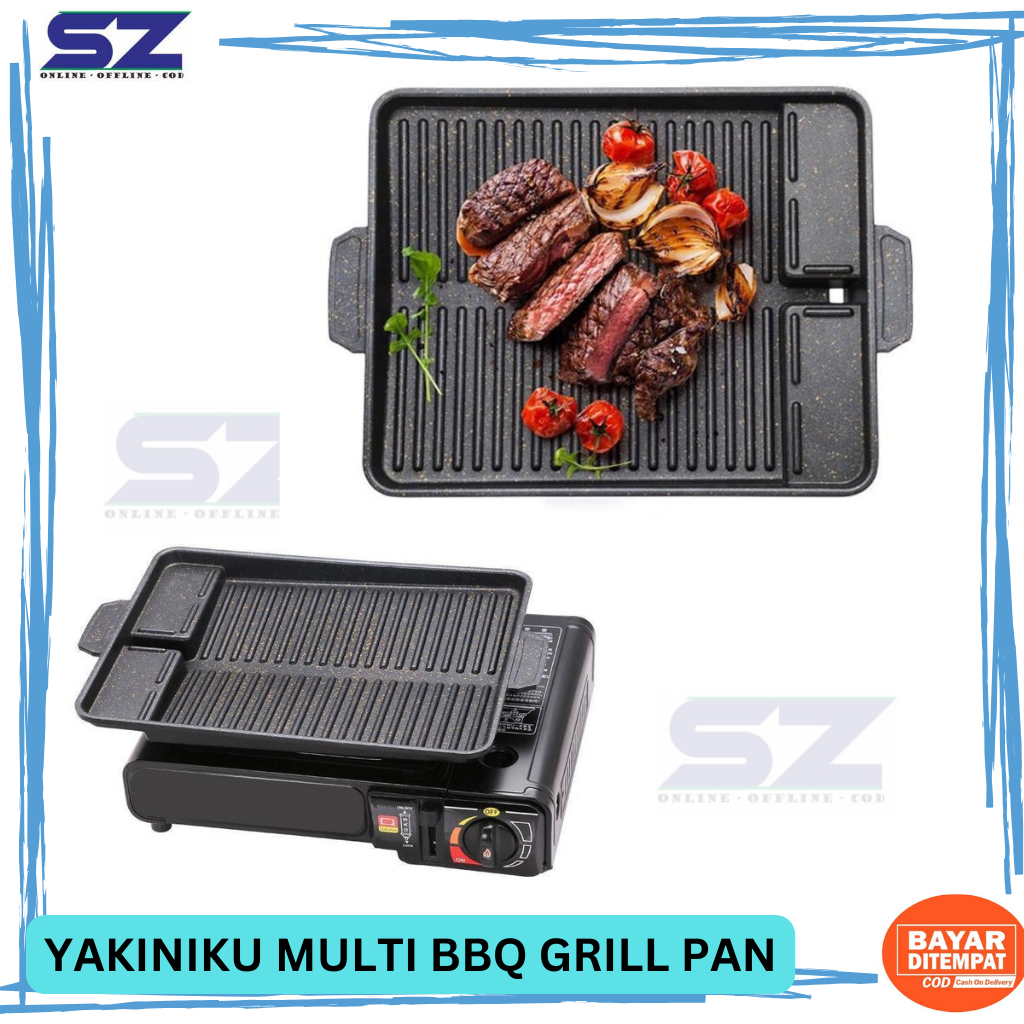Jual YAKINIKU MULTI BBQ GRILL PAN Alat bakar bakaran / panggangan ...