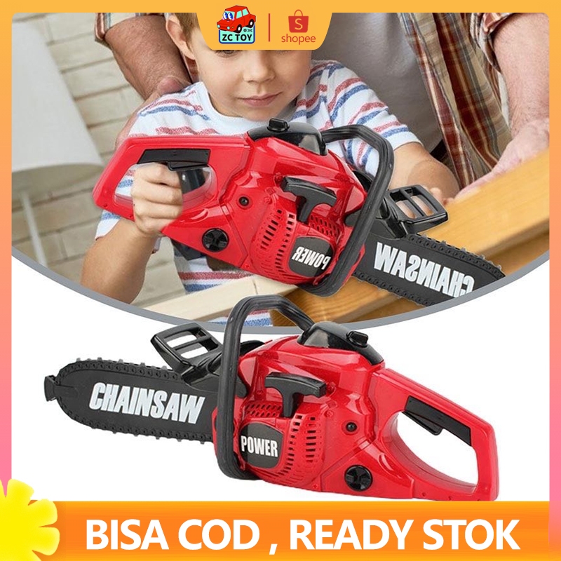 Jual ZCTOY Mainan Simulasi Mesin Gergaji Mainan Chainsaw Elektrik Anak ...