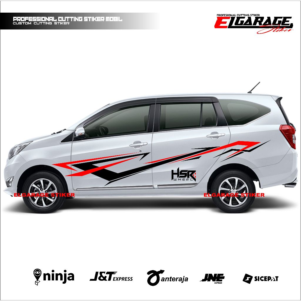 Jual Stiker Sticker mobil daihatsu cutting strip body samping mobil ...