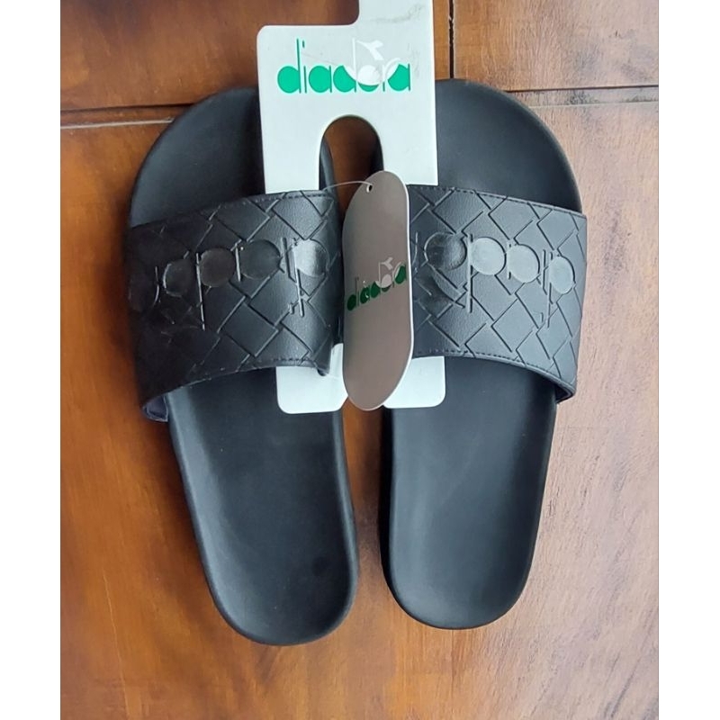 Jual SANDAL SLIDE DIADORA FAZIL BLACK ORIGINAL | Shopee Indonesia