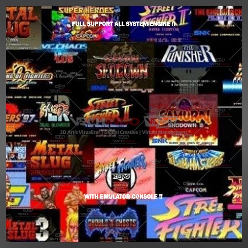 Jual Flashdisk Game Batocera Retrobat Emulator 64gb All In One