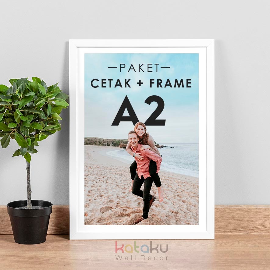 Jual Cetak Foto + Bingkai A2 atau 16R Plus Frame Photo Poster Ukuran ...