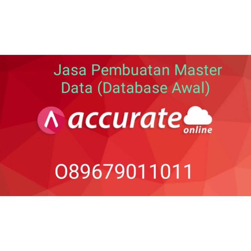 Jual pembuatan database awal (master data) Accurate online | Shopee ...