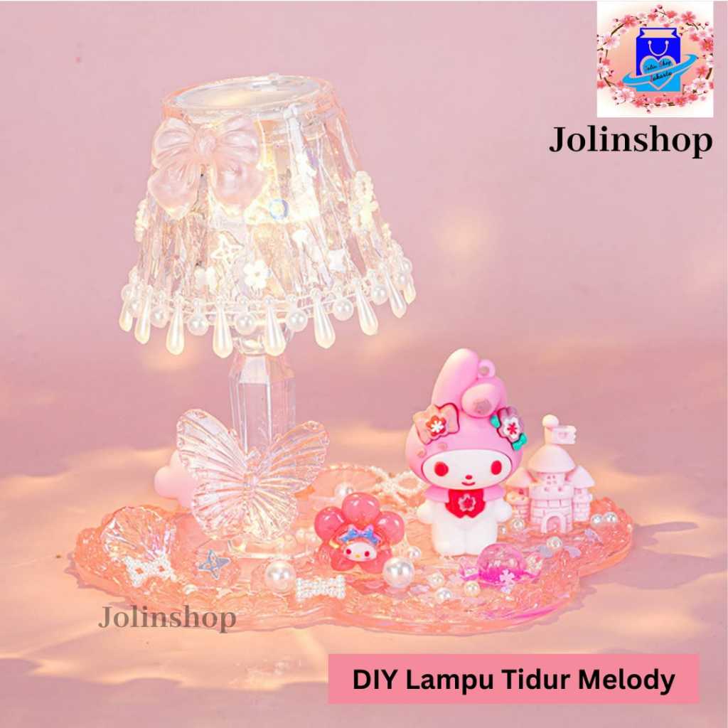 Jual Lampu Tidur DIY Hiasan Lampu Satu Set dengan Deco Cream Clay Spuit ...