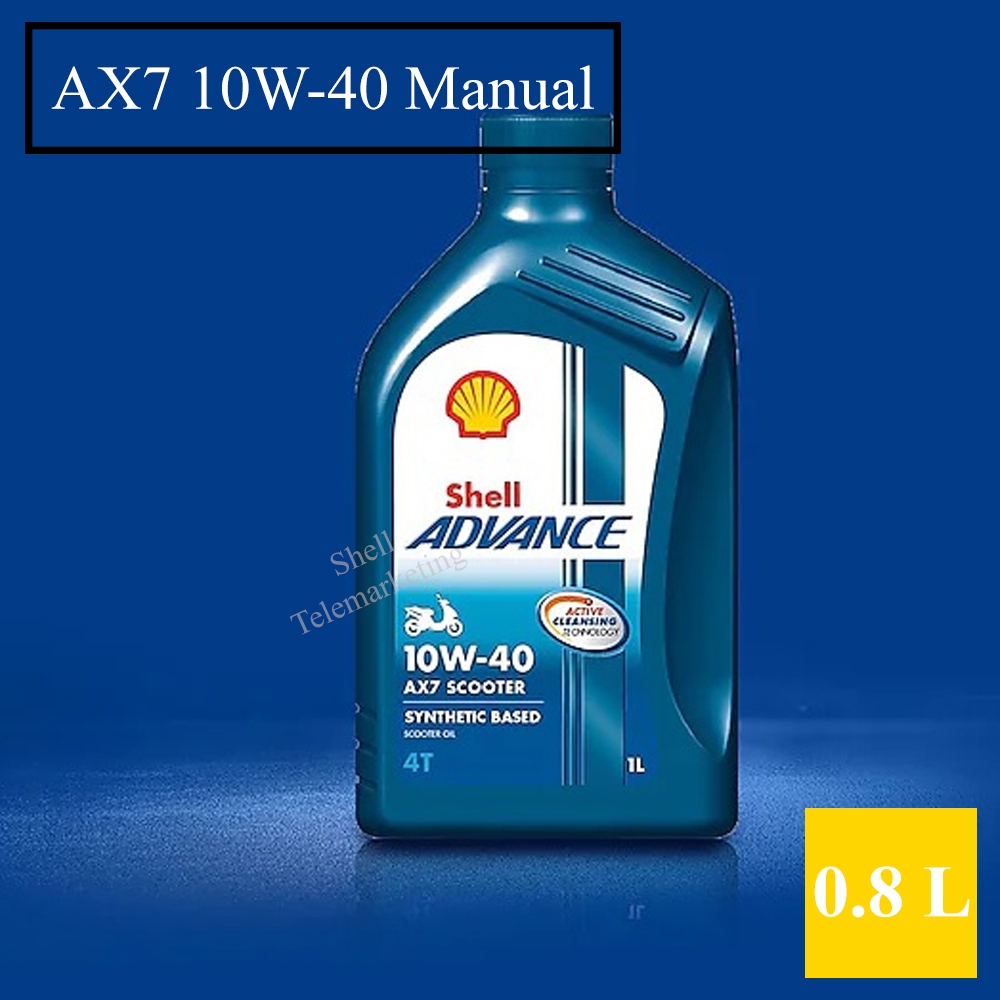 Jual Shell Advance AX7 10W-40 0.8 Liter Oli Motor Manual 1 Karton (Supplier) | Shopee Indonesia