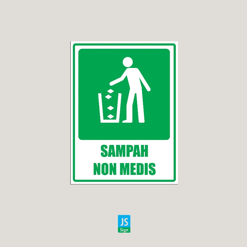 Jual STICKER K3 - SAMPAH NON MEDIS | Shopee Indonesia