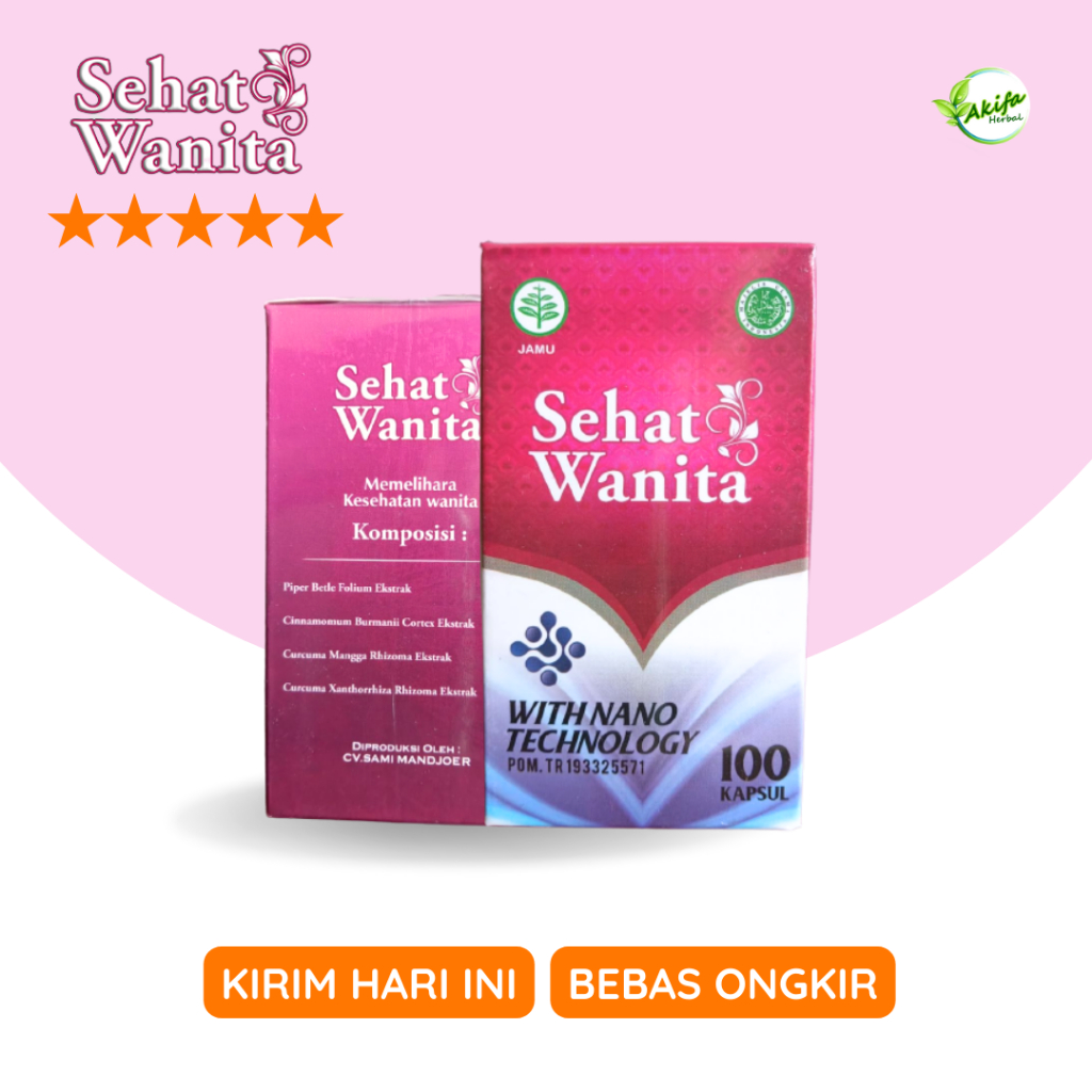 Jual Sehat Wanita Original 100 Kapsul Obat Herbal Promil Penyubur ...