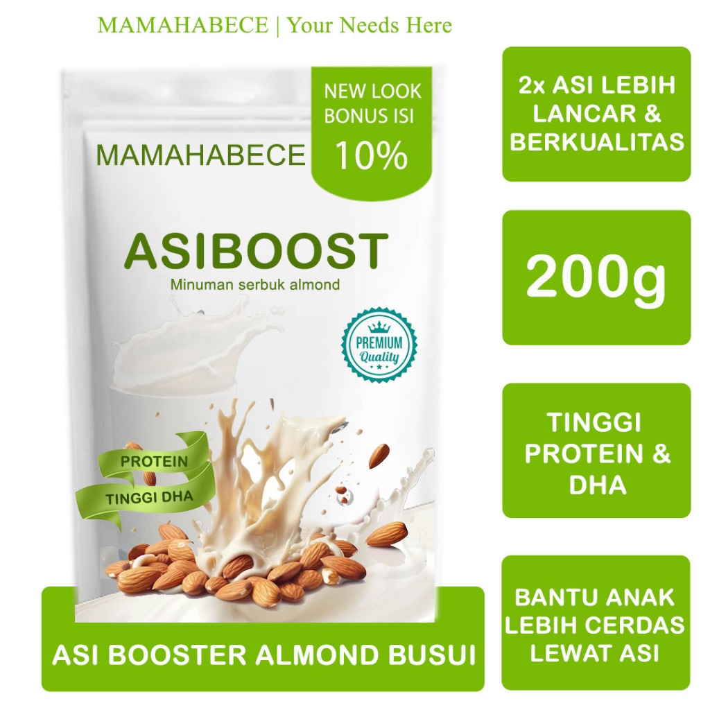 Jual Susu Asi Booster Almond Milk Asi Booster Pelancar Asi Booster Ibu ...