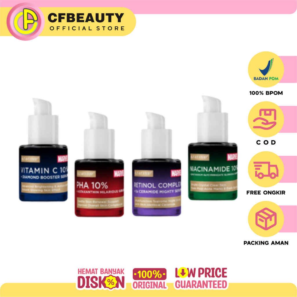 Jual [Azarine x Marvel] All Variants Super Fighters Serum Mencerahkan ...