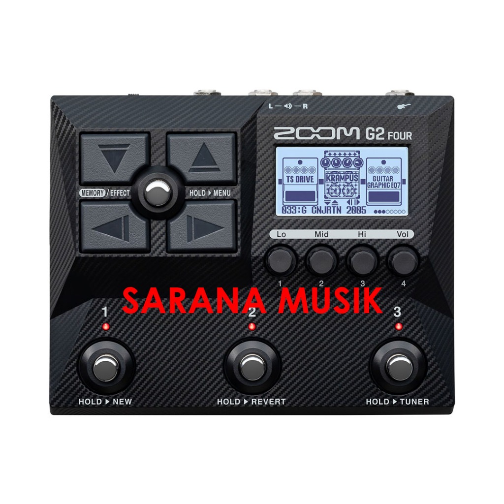 Jual Efek Gitar Zoom G2 Four Multi Effect Processor Zoom G2 Four with ...