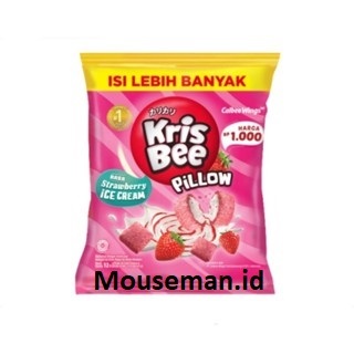 Jual KrisBee Pillow Rasa Strawberry Ice Cream Kris Bee 12gr | Shopee ...
