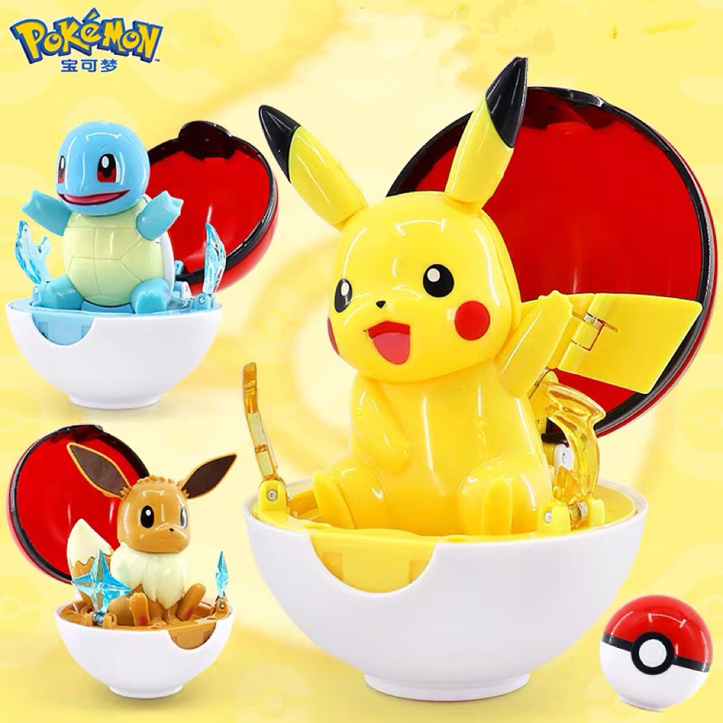 Jual Mainan pokemon pokeball /Pokemon balls / Pokemon Figure Deformation /Pokemon Action Figure ...