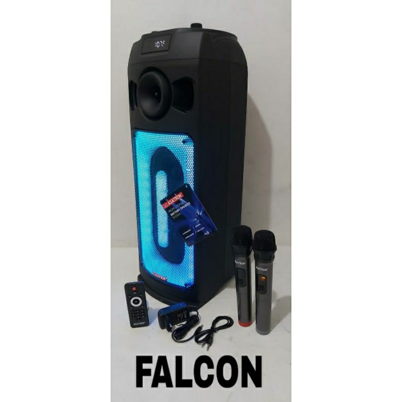 Jual speaker Bluetooth Portable Asatron FALCON Dual 6,5inch speaker ...