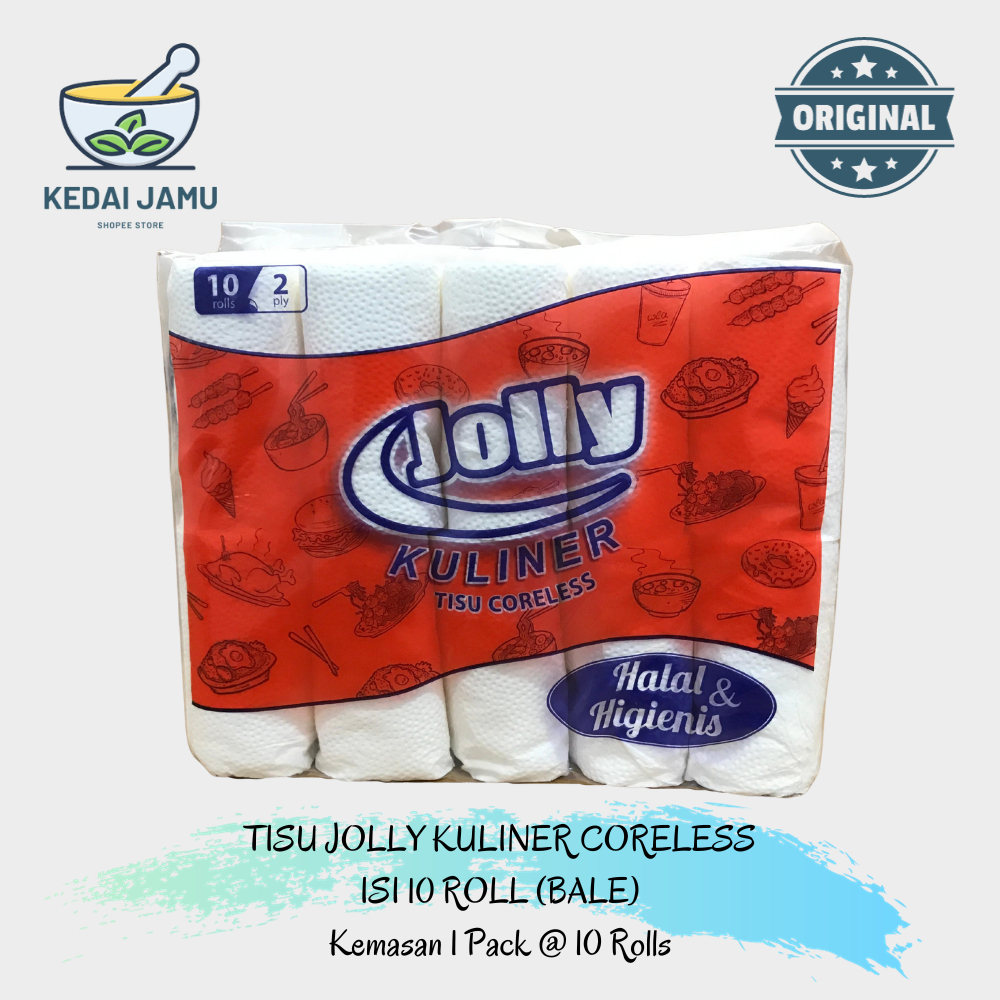 Jual TISU JOLLY KULINER CORELESS ISI 10 ROLL (BALE) | Shopee Indonesia