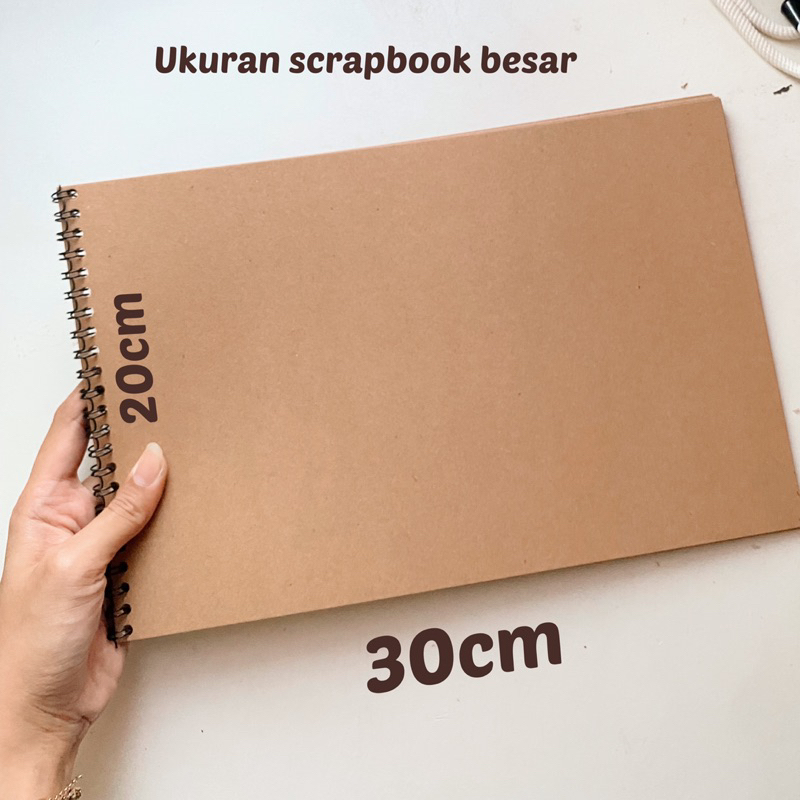 Jual SCRAPBOOK A4 (TERMURAH) TEBAL | Buku journaling polos tebal dan ...