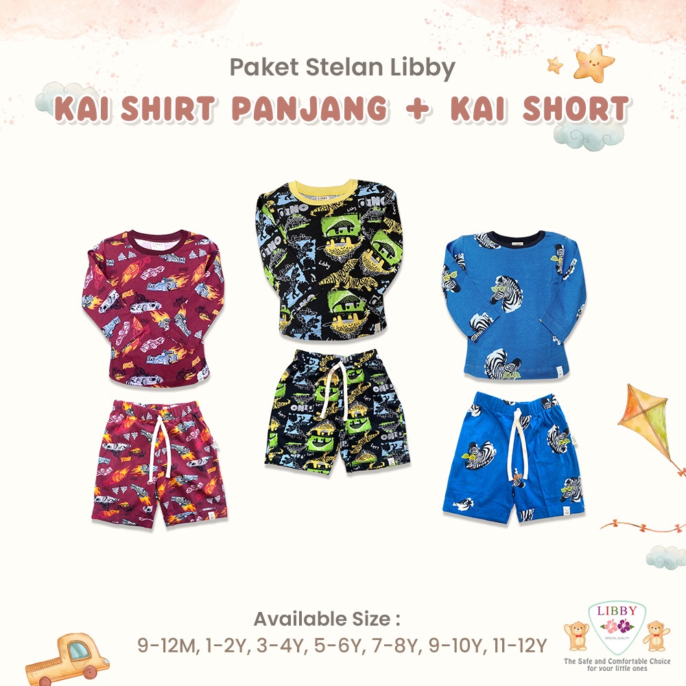 Jual LIBBY Setelan Anak Laki laki Kaos Anak laki laki & Celana Pendek ... Jual LIBBY Setelan Anak Laki laki Kaos Anak laki laki & Celana Pendek ...