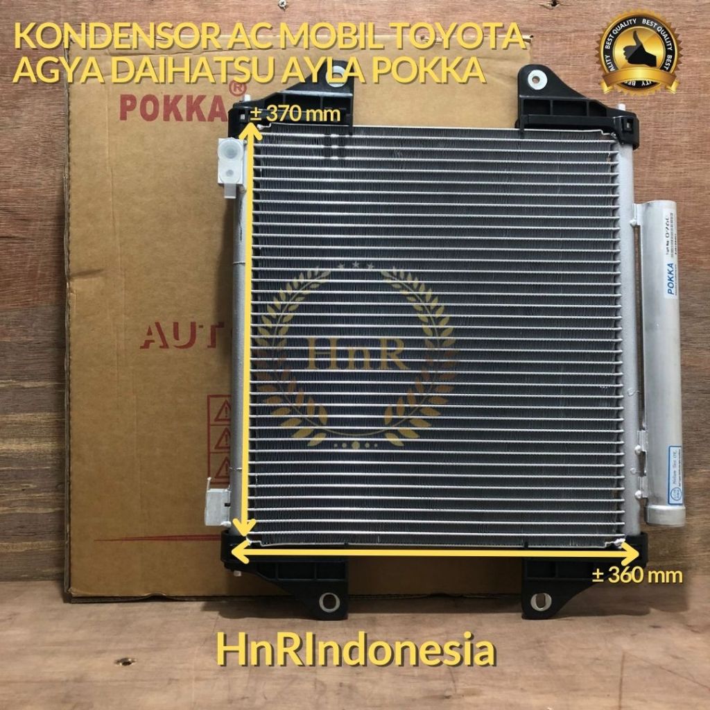 Jual Kondensor AC Mobil Toyota Agya Daihtasu Ayla CONDENSOR PREMIUM ...