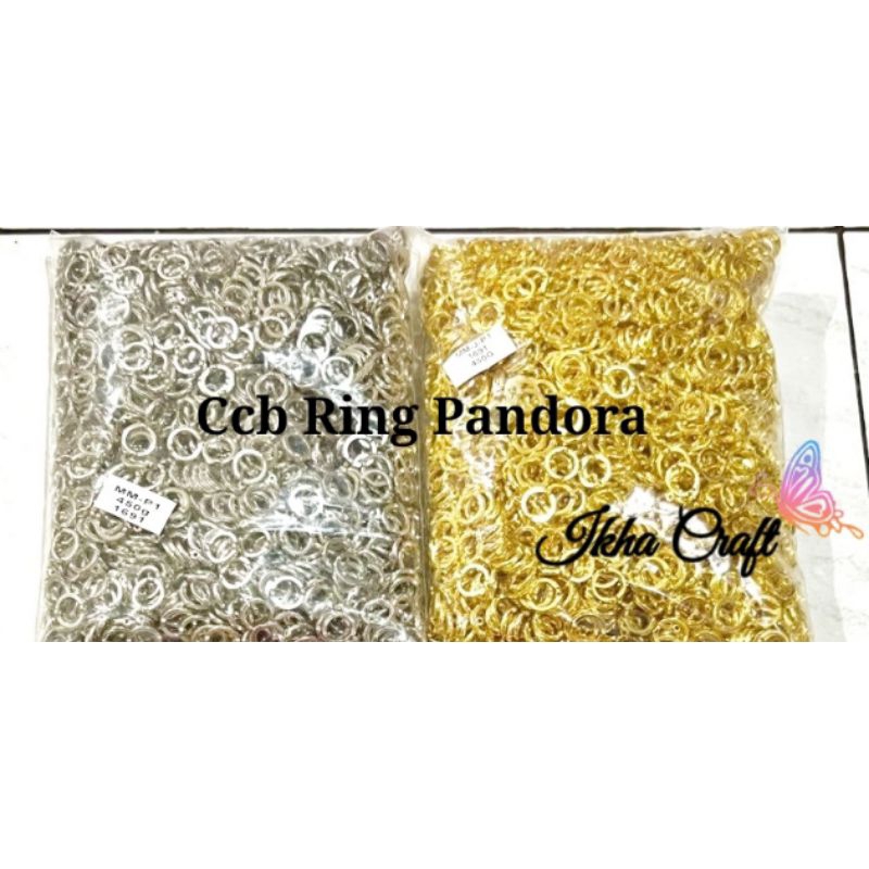 Jual (450 Gram)Ccb Ring Pandora Emas dan Perak Per Pack - Ring Pandora ...