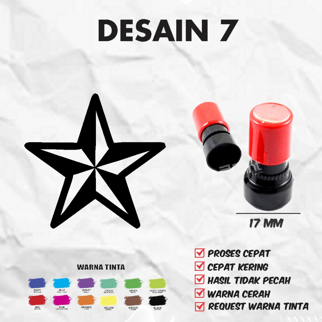Jual Stempel Nilai Guru TK SD MI PAUD / Stempel Bintang / Stempel ...