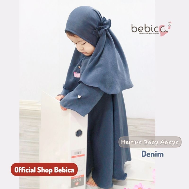 Jual BEBICA NEW Baby Abaya Gamis set hijab Bayi Hamna Abaya Gamis Polos ...