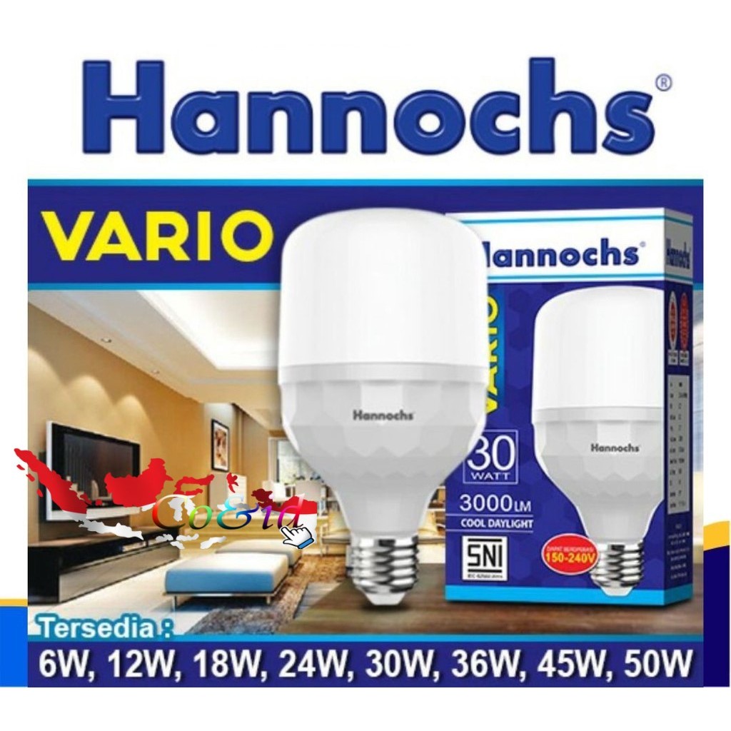 Jual Lampu Hannochs Led Vario 12w Lampu Led Hannochs 12w Lampu Bohlam Hannochs | Shopee Indonesia