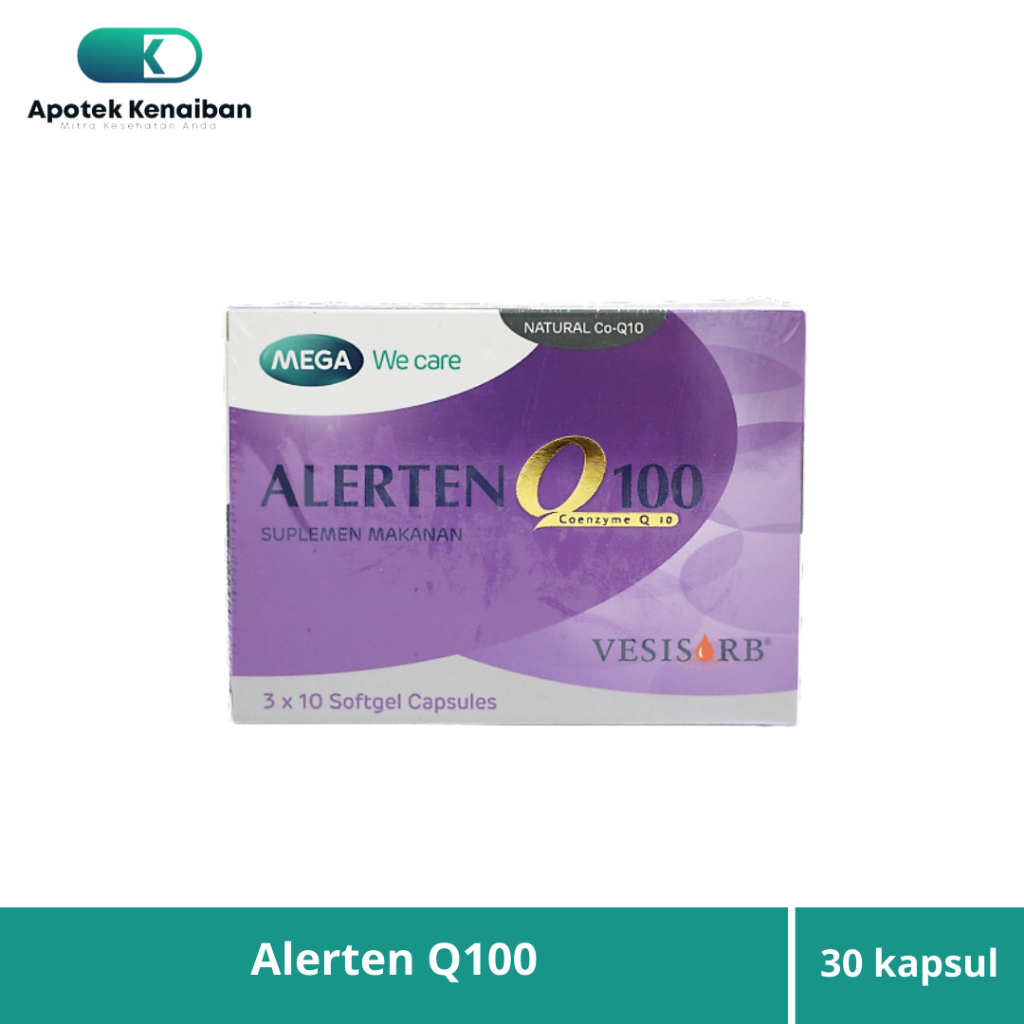 Jual ALERTEN Q100 BOX 30 KAPSUL / SUPLEMEN KESEHATAN JANTUNG | Shopee ...