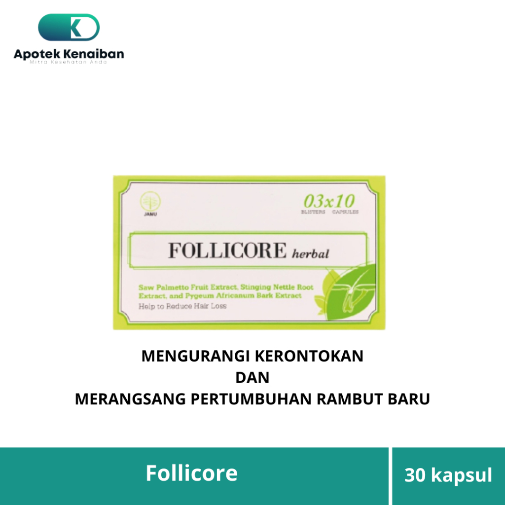 Jual ERHA FOLLICORE 30 KAPSUL / SUPLEMEN RAMBUT RONTOK | Shopee Indonesia