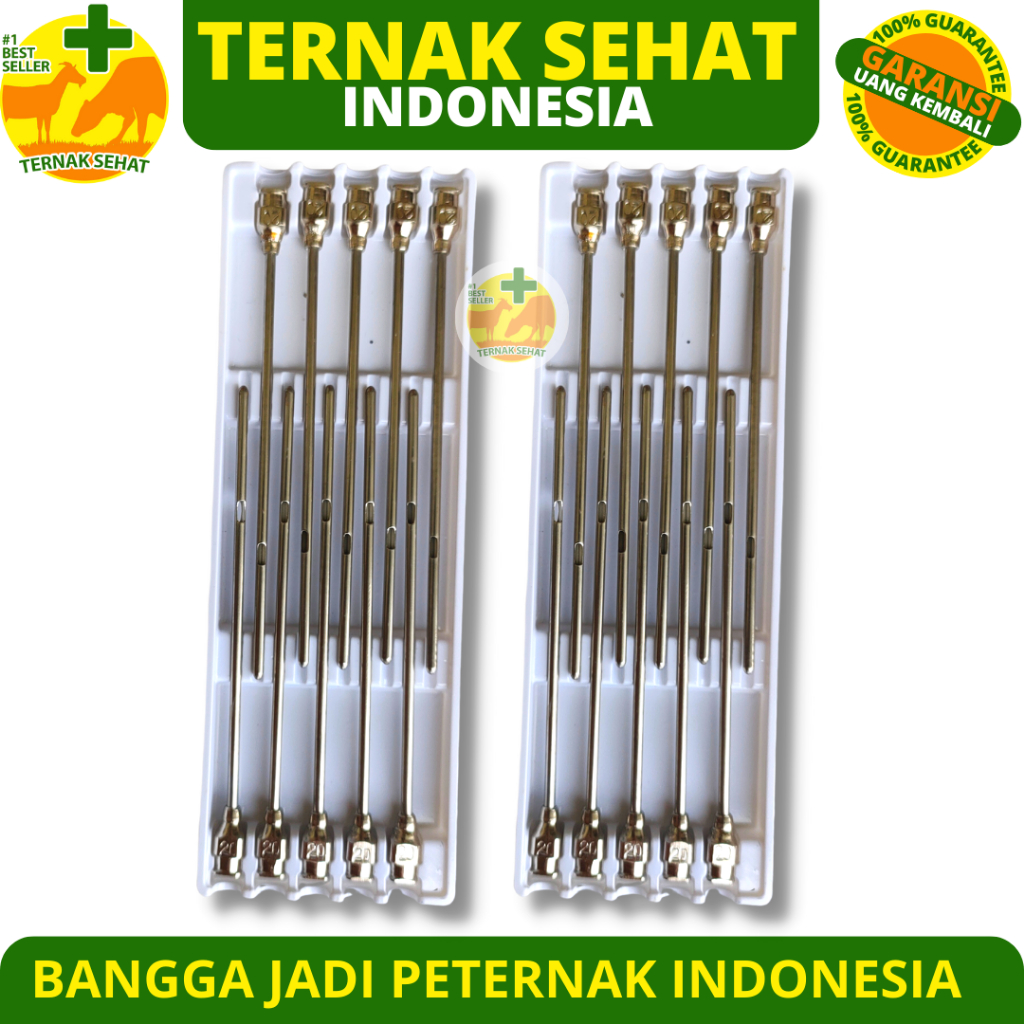 Jual Jarum Mastitis - Jarum Suntik Tumpul Reusable Untuk Pengobatan ...